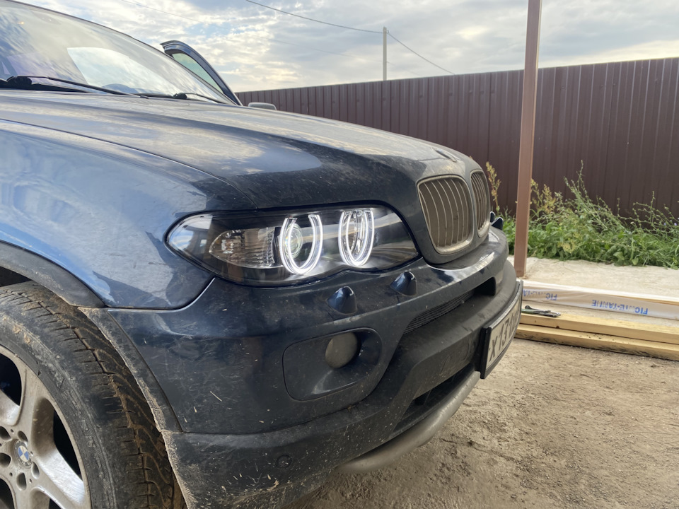 Фары — BMW X5 (E53), 3 л, 2005 года | своими руками | DRIVE2