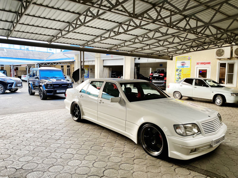 BRABUS 700 — Mercedes-Benz S-Class (W140), 6 л, 1997 года | мойка | DRIVE2