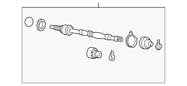 4950025400 Привод колеса переднего левого в сборе (акпп) KIA HYUNDAI ...