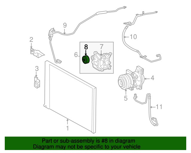 8844025070 Паразитный / ведущий ролик, поликлиновой ремень TOYOTA LEXUS ...