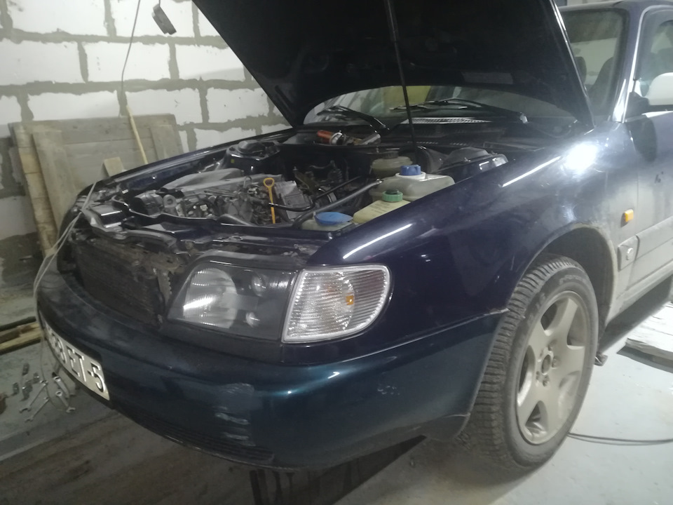 Замена сцепы, замена подушек кпп — Audi A6 (C4), 2,5 л, 1996 года ...