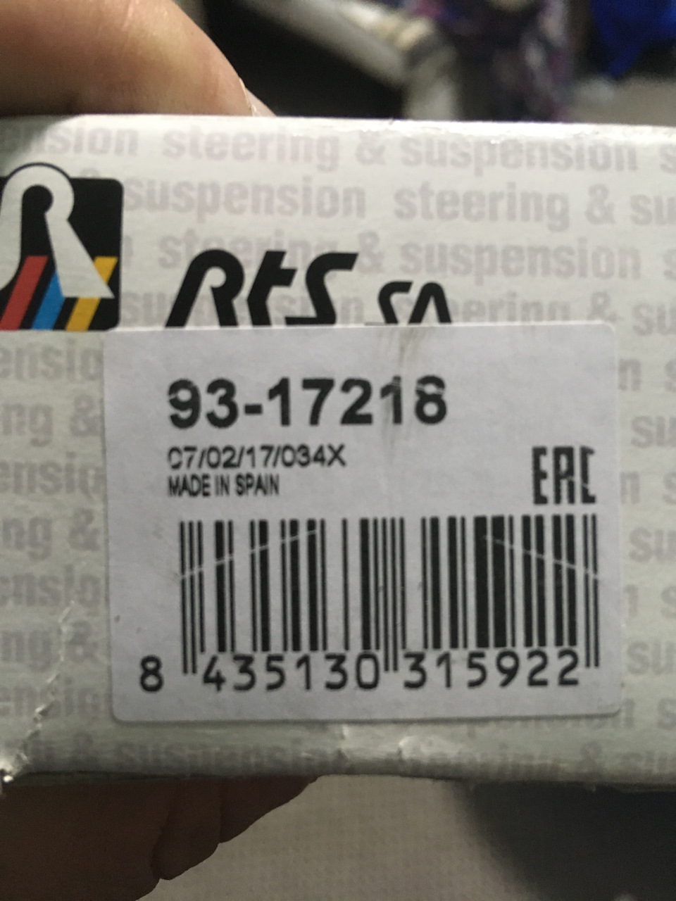 9317218 Опора шаровая верх. л.+п. CHRYSLER: CIRRUS 95-00/SEBRING 96-97 ...