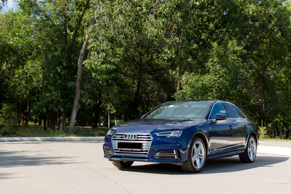 Тонировка Llumar 5% + Llumar Air Blue 80 — Audi A4 (B9), 2 л, 2017 года ...