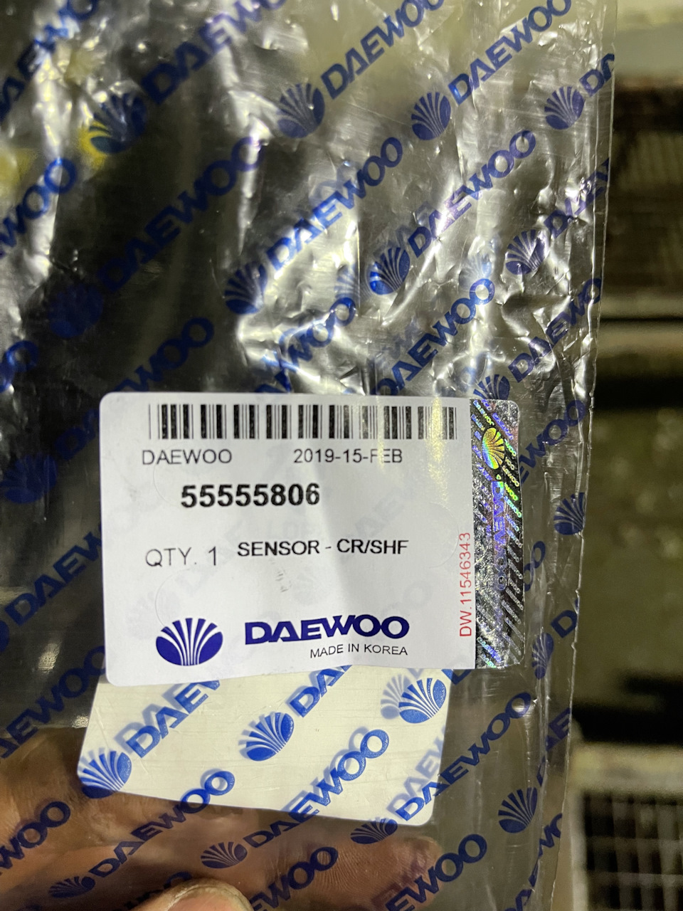 55555806 Датчик положения коленвала GM | Запчасти на DRIVE2