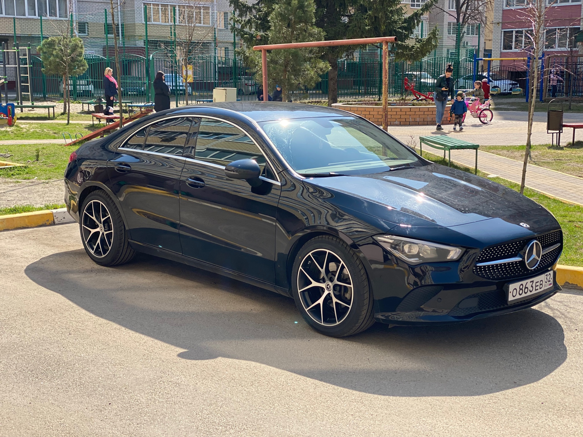 Mercedes CLA 118 и колеса R18 — Mercedes-Benz CLA (C118), 1,3 л, 2019 ...