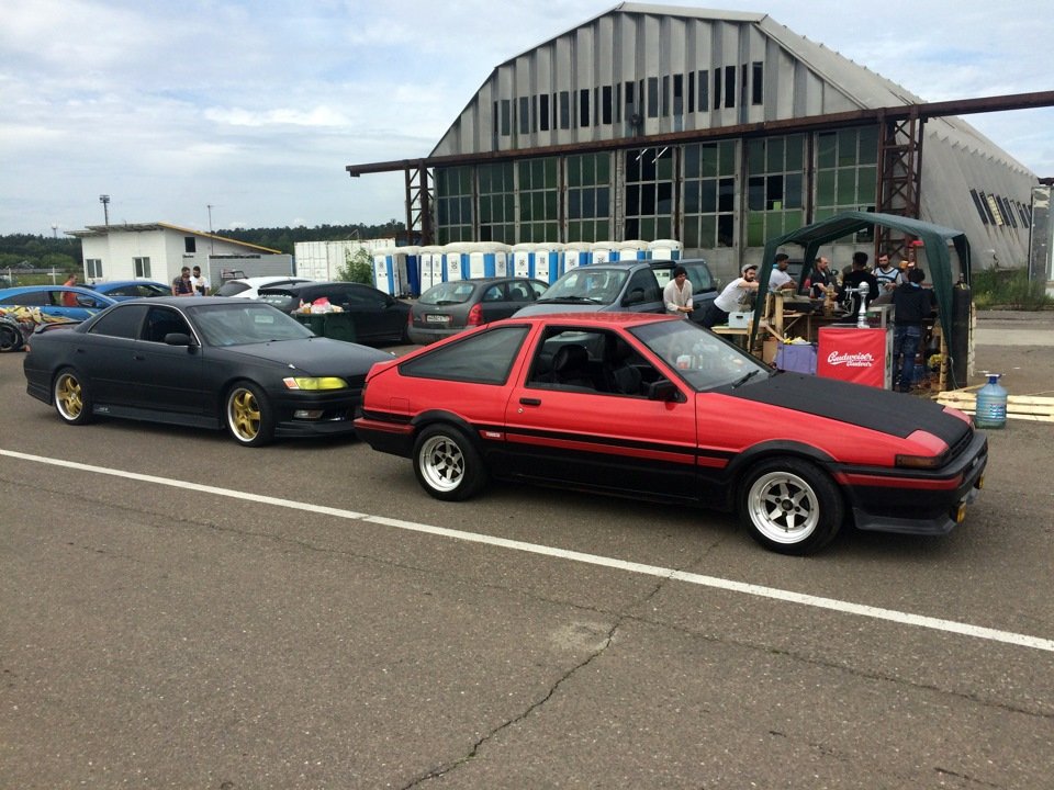 Вот такая миниатюрка вышла — Toyota Sprinter Trueno (85), 1,6 л, 1983 ...