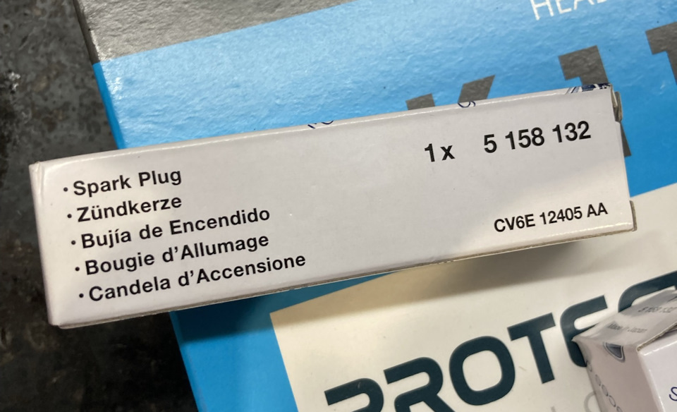 5158132 Свеча зажигания / 2,0/2,3/2,5 Duratec/Dohc 07~ Ford | Запчасти ...