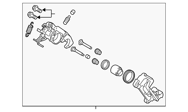 4605A956 Восстановленный суппорт Mitsubishi | Запчасти на DRIVE2
