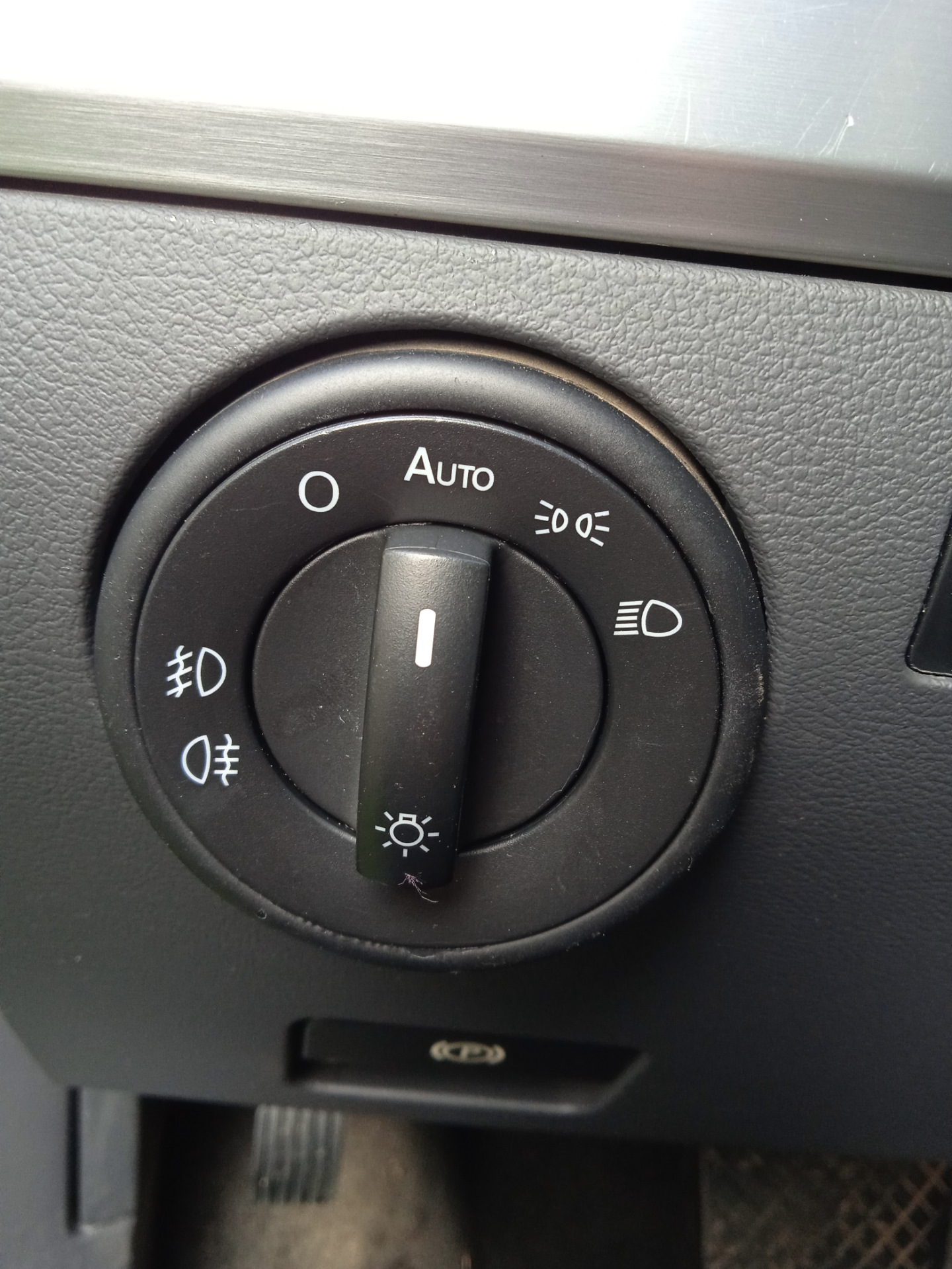 5. "Европейский" переключатель света — Volkswagen Touareg (1G), 3,2 л ...