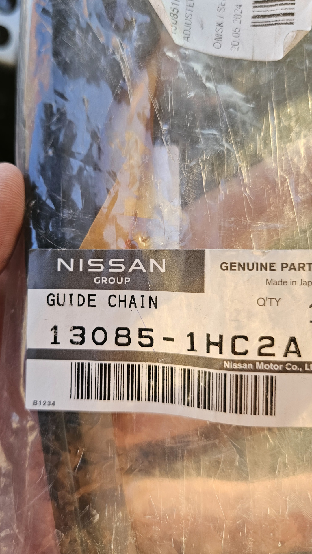 Замена цепи ГРМ и запчастей вокруг — Nissan Note (1G), 1,6 л, 2008 года ...