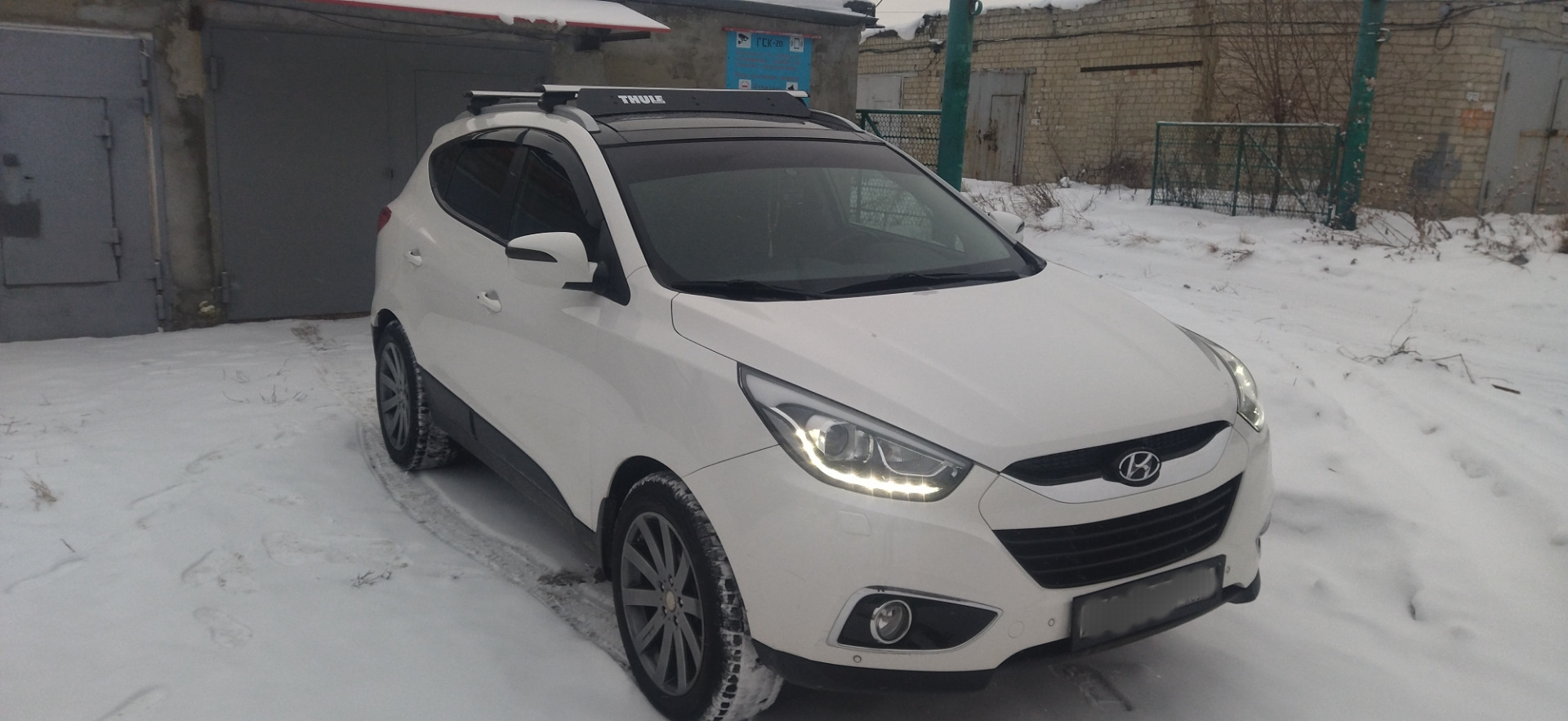 Фейринг — Hyundai ix35, 2 л, 2013 года | аксессуары | DRIVE2