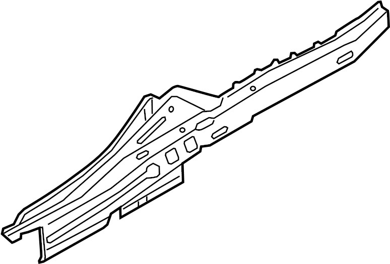 657813T000 Panel-rr FLOOR SIDE. PANEL-REAR FLOOR SIDE SILL, RH KIA ...