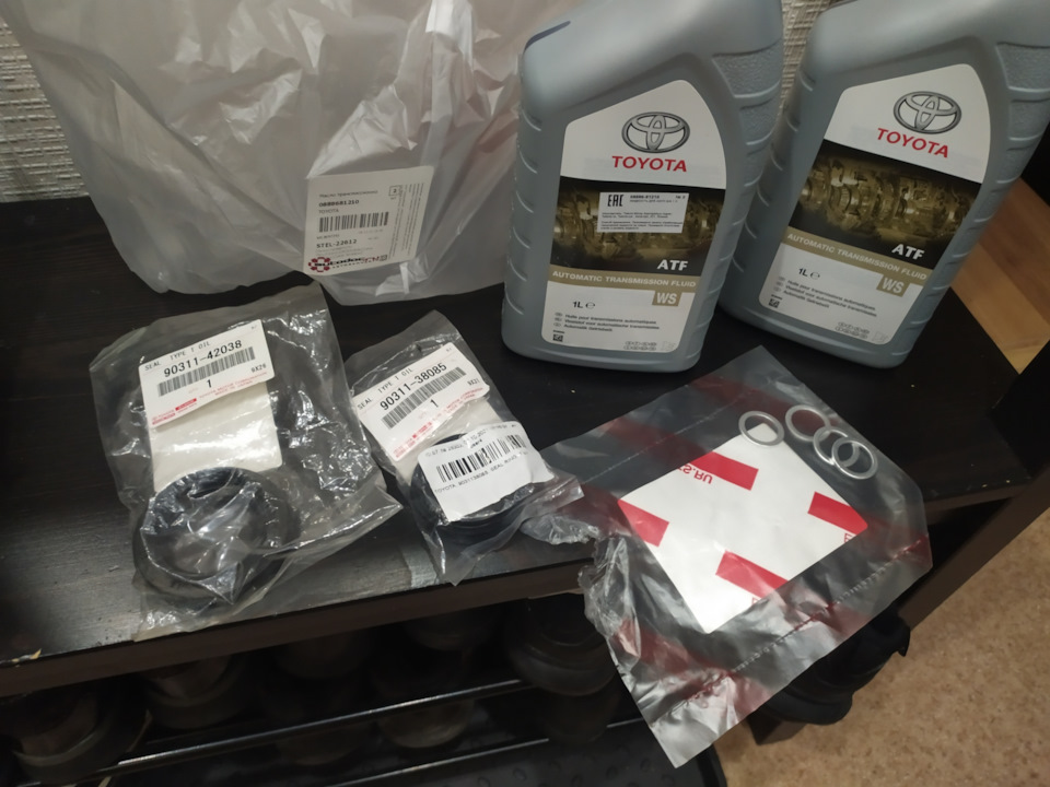 Замена правого сальника заднего редуктора — Lexus RX 400h (2G), 3,3 л ...