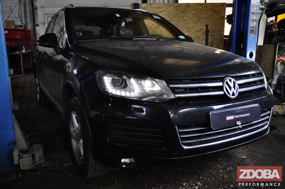 VW Touareg NF 3.0 TDI (CASA, CNRB) Удаление EGR и вихревых заслонок + Чип-Тюнинг st2, Удаление ...