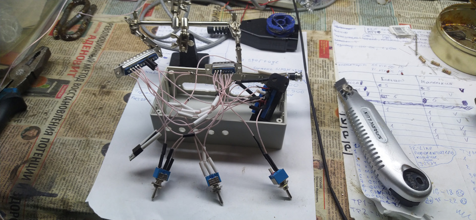 Универсальный кабель для Combiloader и кабель OBD2. — Lada 21093i, 1,5 ...