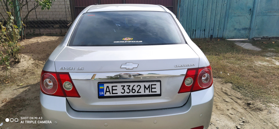 Дождался наклеек! — Chevrolet Epica, 2 л, 2007 года | тюнинг | DRIVE2