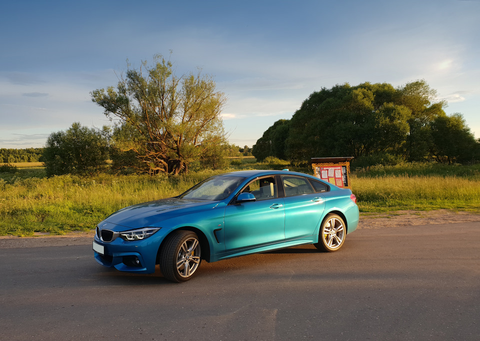 Наконец, удачно поймал игру цвета Snapper Rocks Blue — BMW 4 series ...