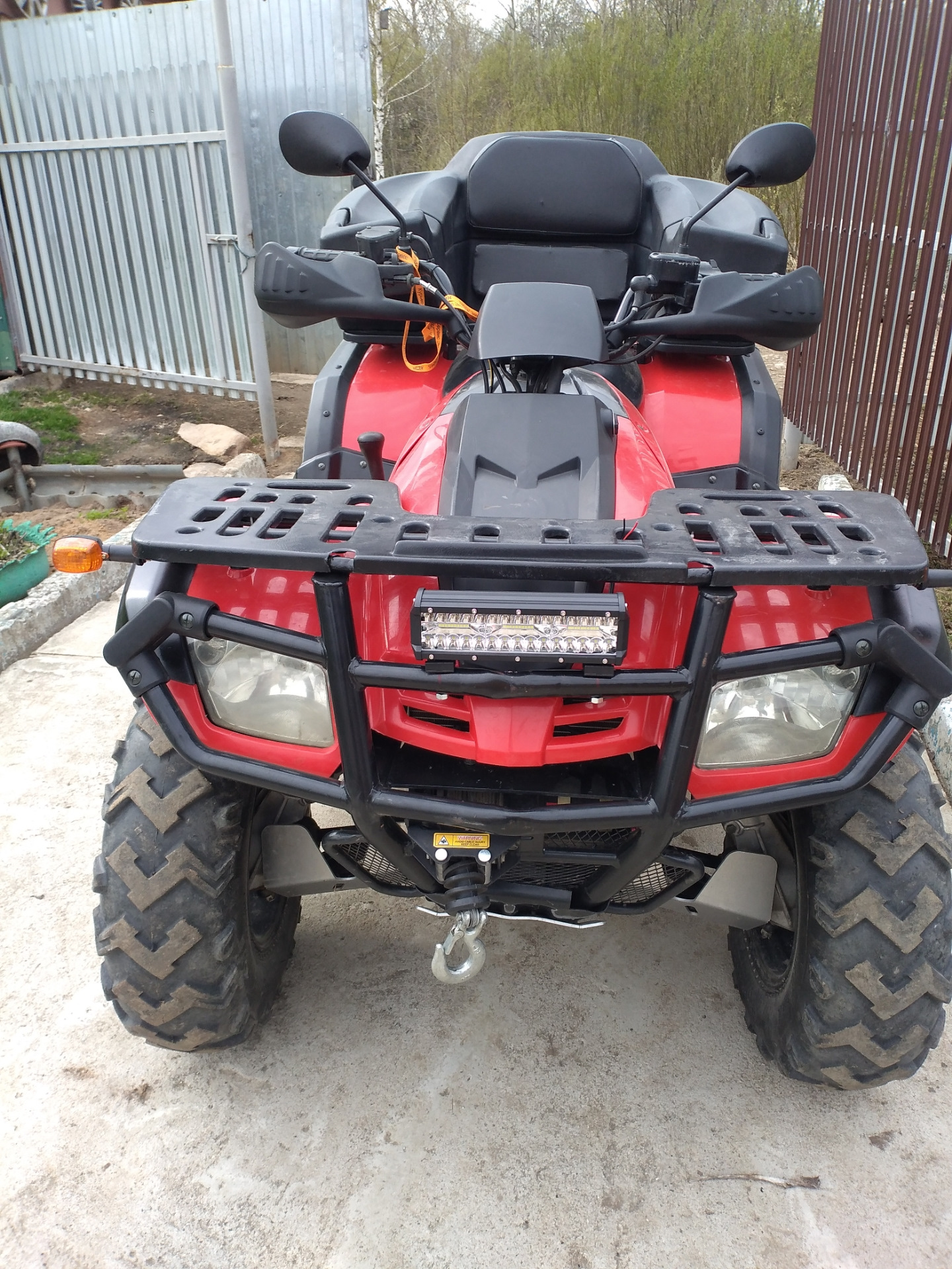 Доп свет на квадроцикл — Buyang atv 300, 0,5 л, 2014 года | тюнинг | DRIVE2