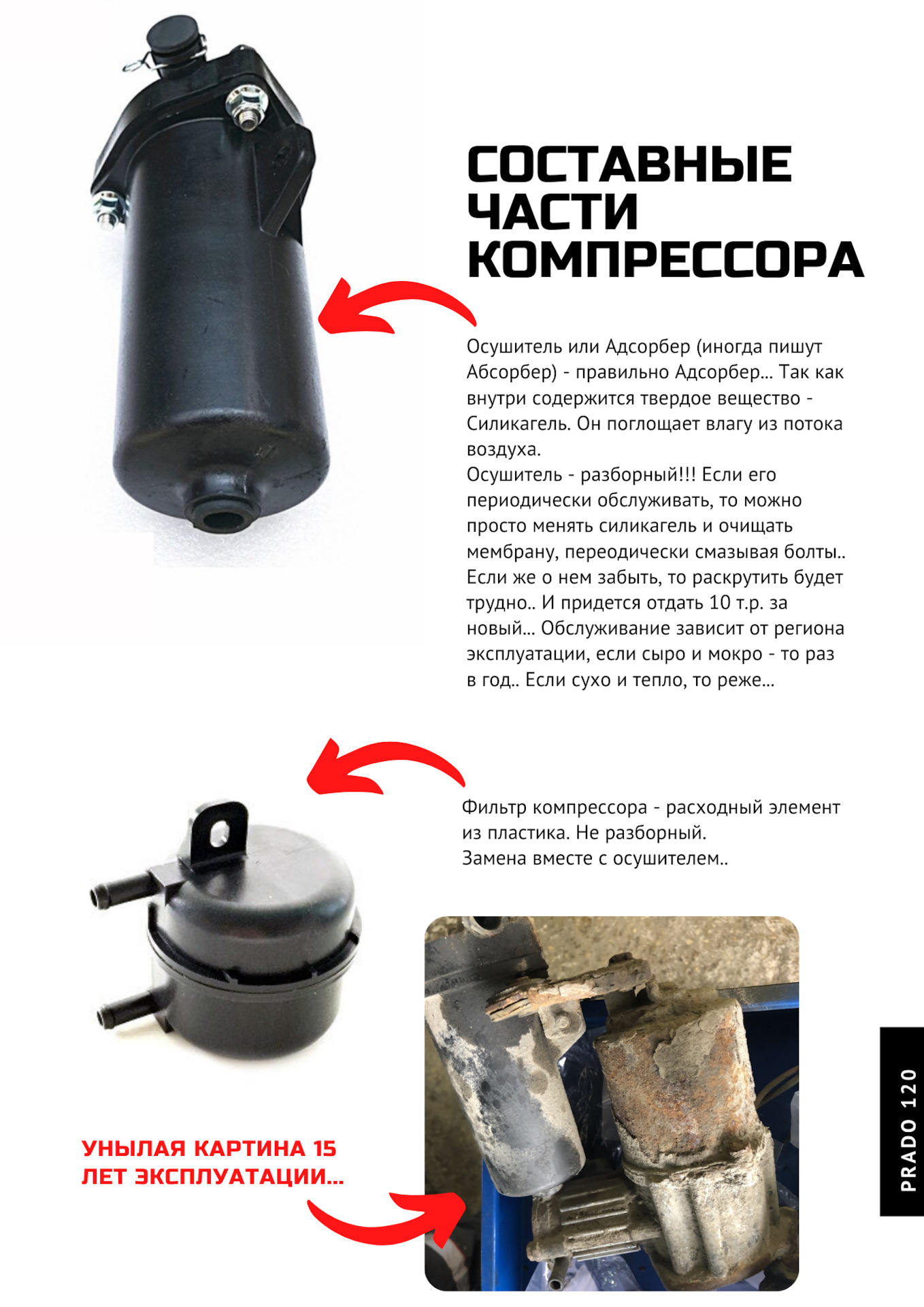 Устранение крена "налево" перетряхнул всю пневму. — Toyota Land Cruiser ...