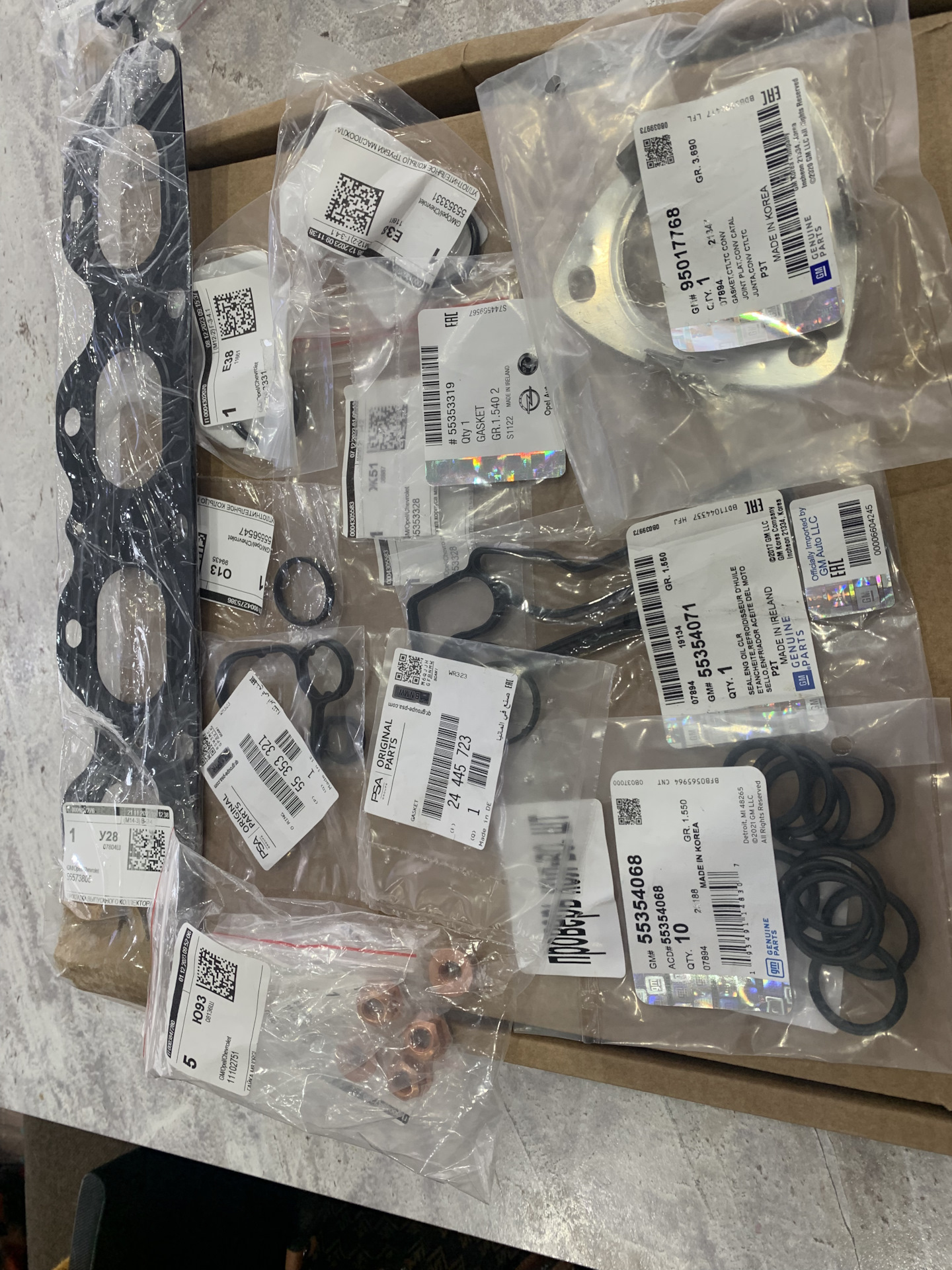 Замена ГРМ, прокладки теплообменника, масло фильтра, антифриз. — Opel ...