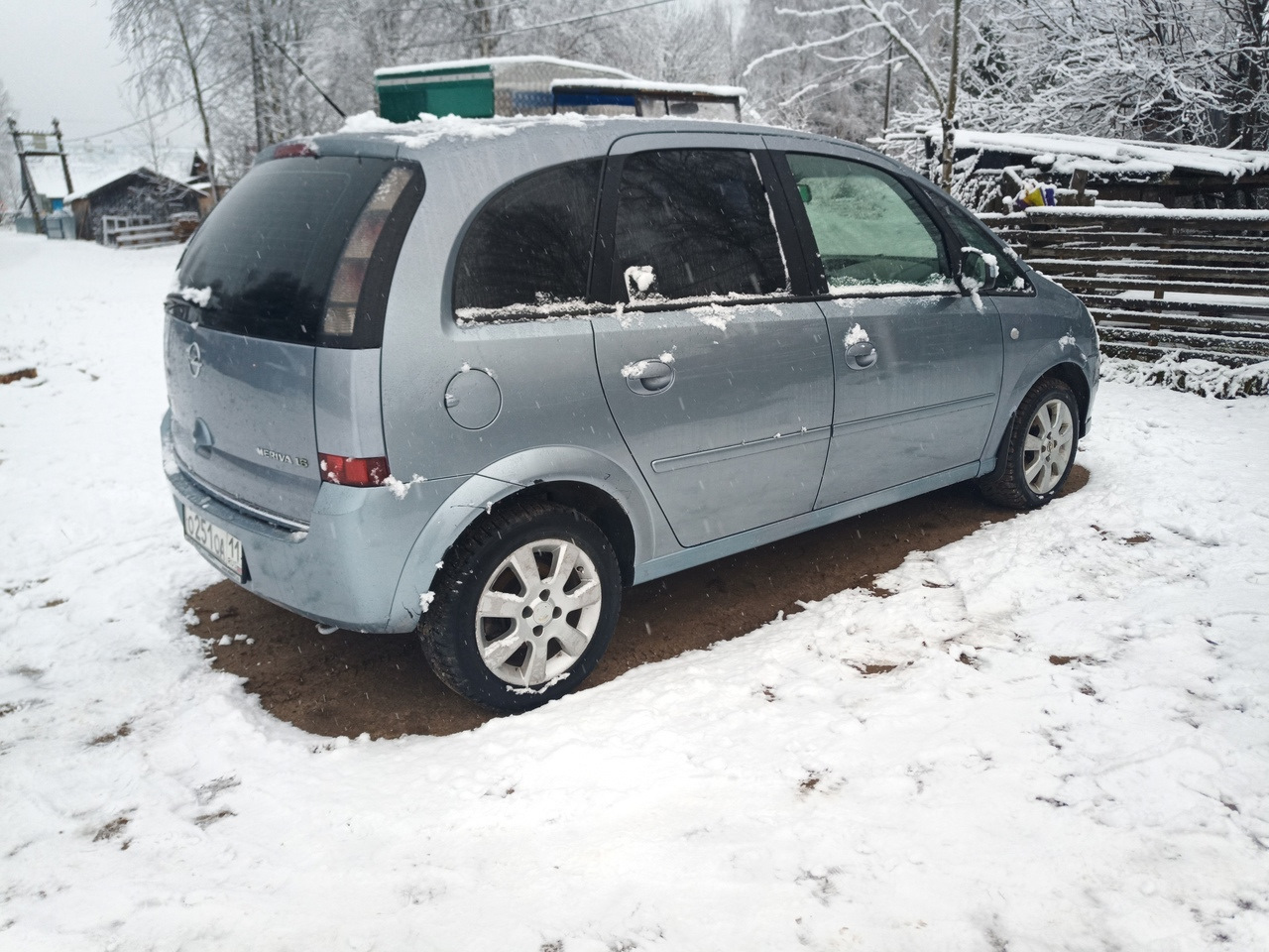 Переобувка — Opel Meriva (A), 1,6 л, 2007 года | колёсные диски | DRIVE2