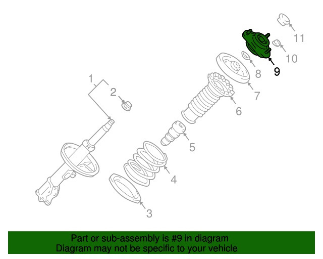 4860901050 Опора стойки амортизатора TOYOTA LEXUS | Запчасти на DRIVE2