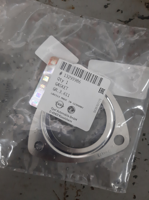 13293986 Прокладка приемной трубы GM | Запчасти на DRIVE2