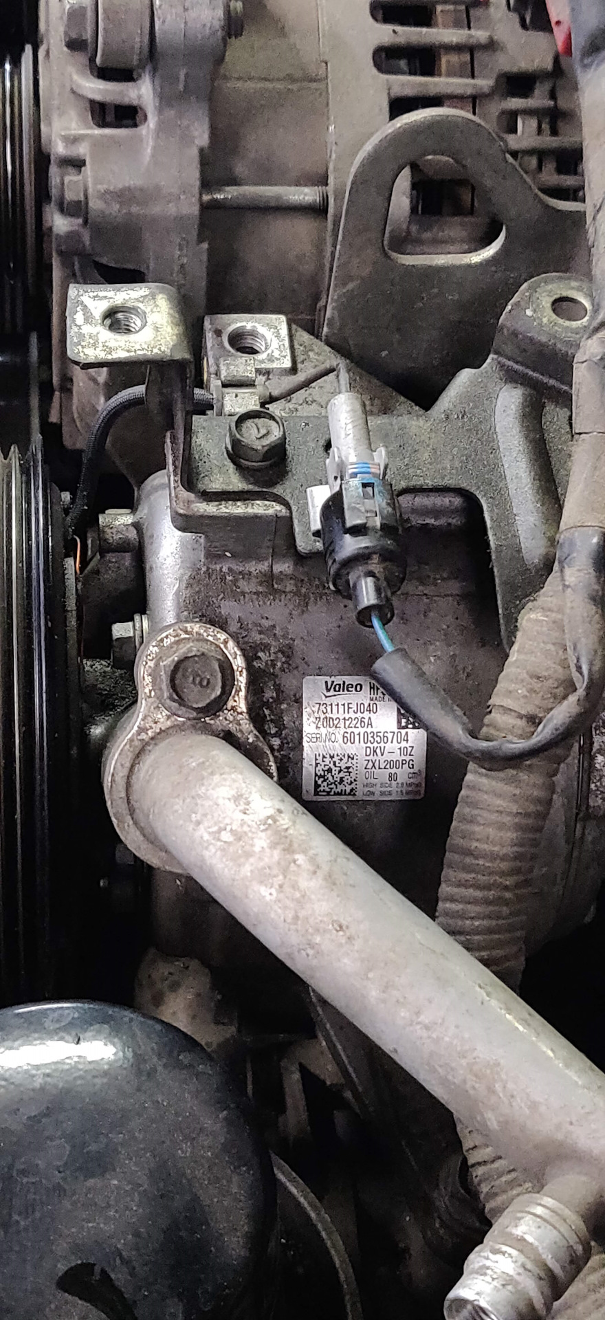 муфта компрессора кондиционера — ЗАМЕНА! — Subaru Forester (SJ), 2 л ...