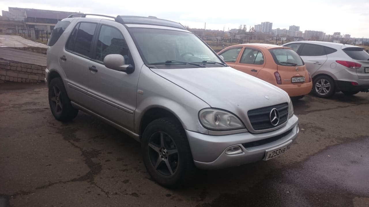 Вот так мы выглядем — Mercedes-Benz M-Class (W163), 5,8 л, 2002 года ...