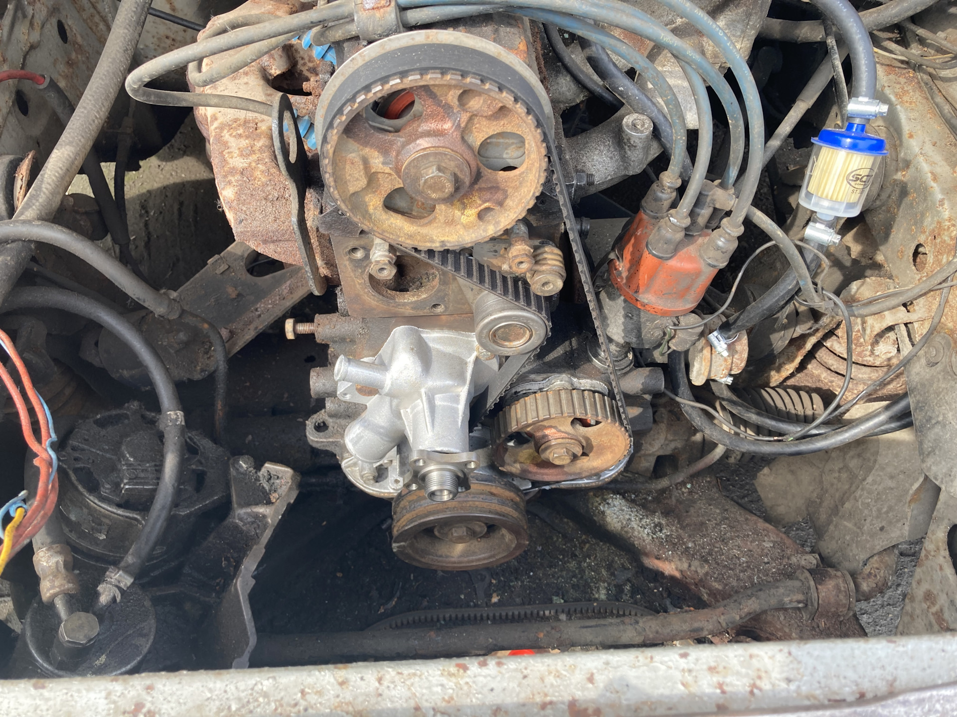 Обслуживание/ревизия мотора — Ford Granada Mark II, 2 л, 1979 года ...