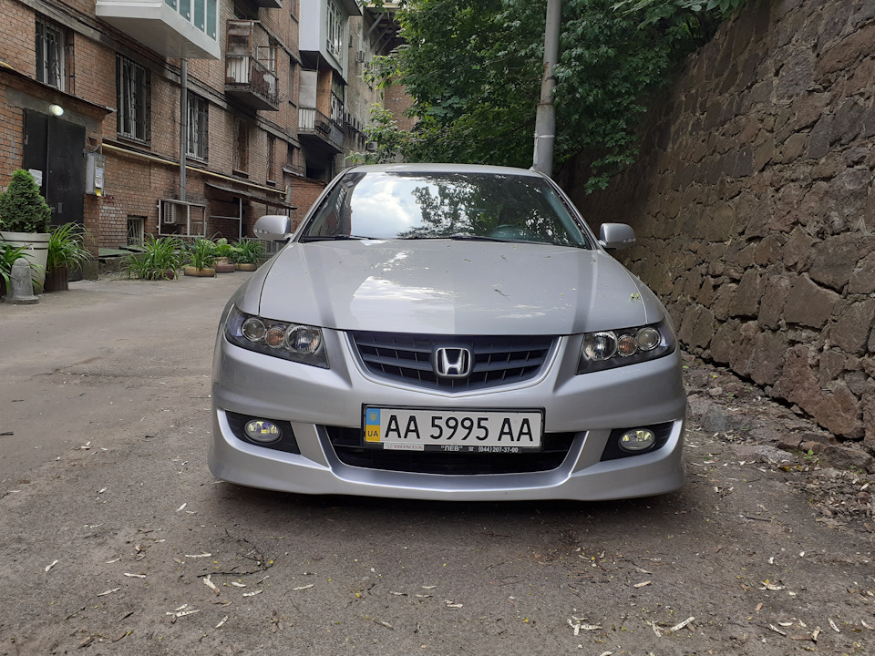 Бампер Modulo — Honda Accord (7G), 2,4 л, 2007 года | тюнинг | DRIVE2