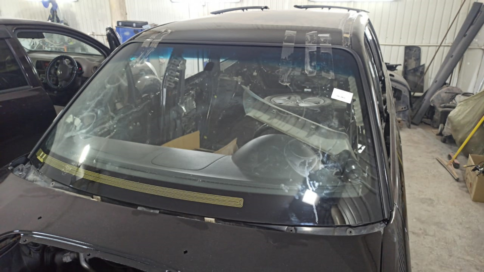 Замена лобового стекла — Subaru Forester (SG), 2,5 л, 2007 года ...
