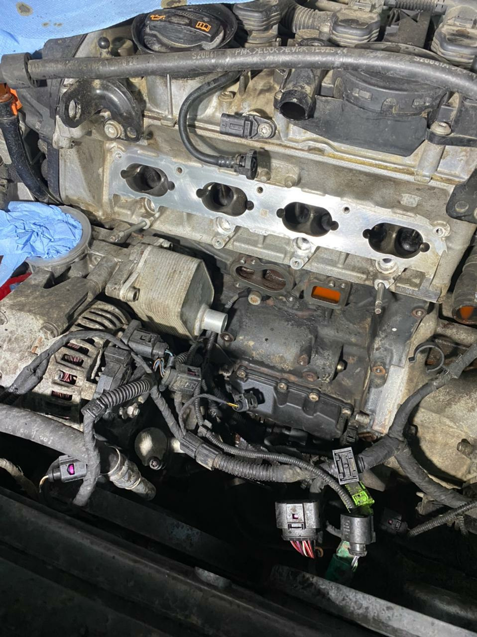 Замена помпы и установка "холодного термостата". — Skoda Octavia A5 Mk2 ...