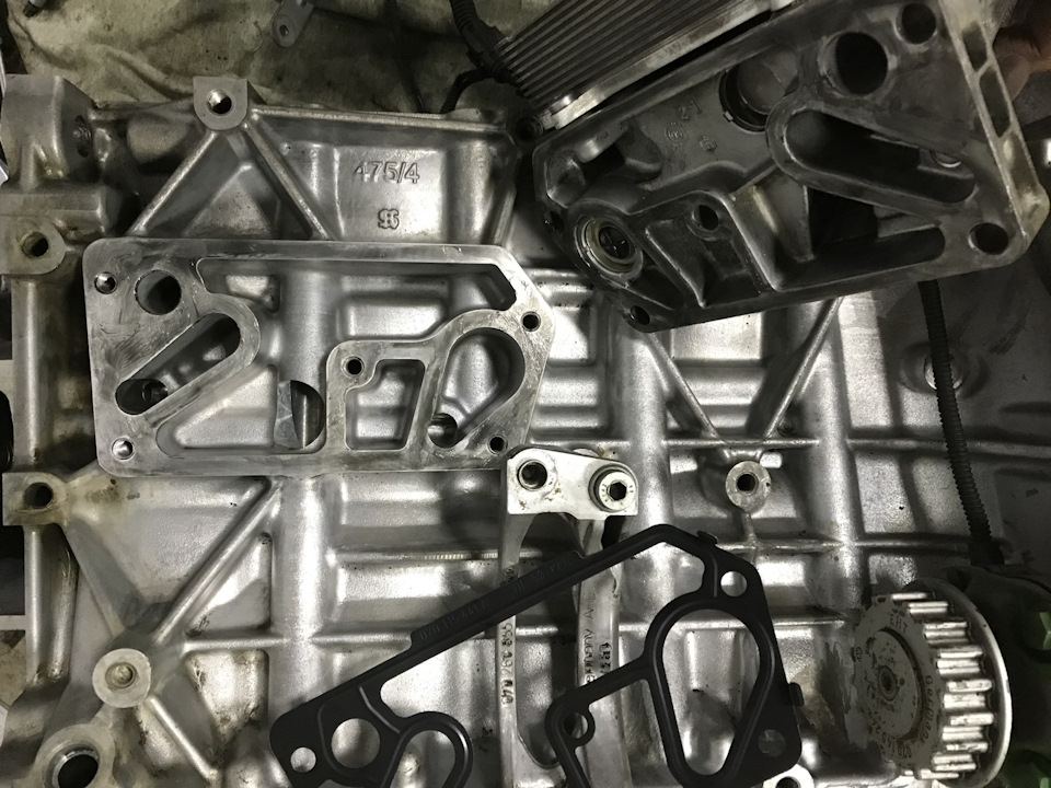 Сборка мотора, часть 4 — Volkswagen Touareg (1G), 2,5 л, 2005 года ...