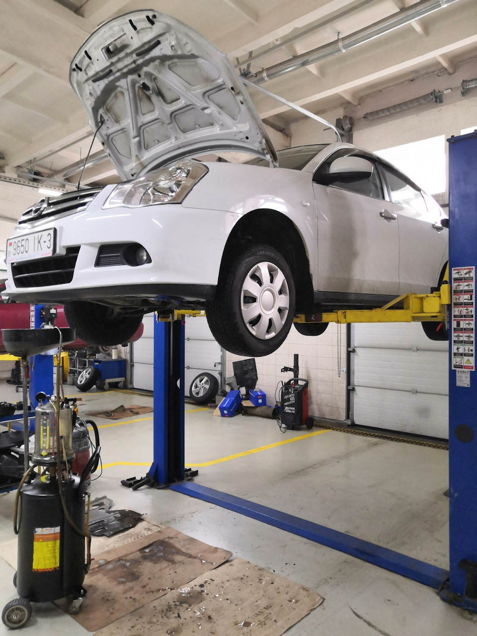 ТО 90к км — Nissan Almera V (G11/15), 1,6 л, 2015 года | плановое ТО ...