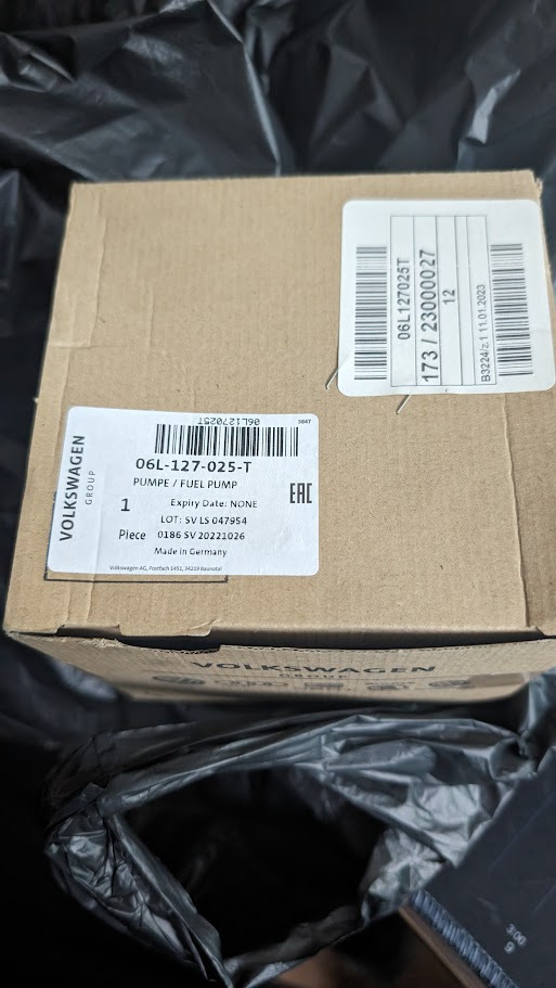 06L127025T Топливный насос VAG | Запчасти на DRIVE2
