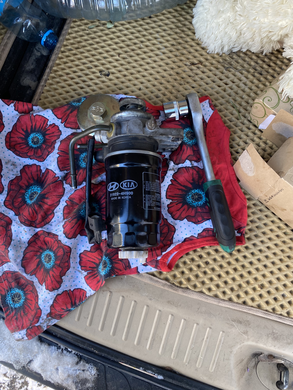 319224H900 Топливный фильтр двигателя KIA HYUNDAI | Запчасти на DRIVE2