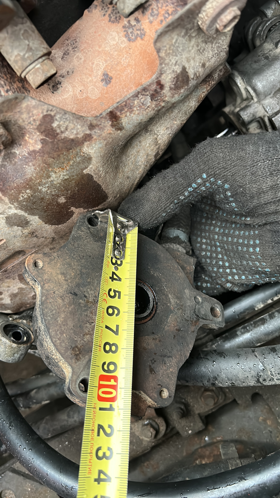 Замена вакуумного насоса. — Isuzu Elf, 4,6 л, 1996 года | поломка | DRIVE2