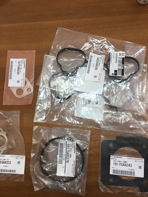 16175AA243 Прокладка впускного коллектора *SUBARU SUBARU | Запчасти на ...