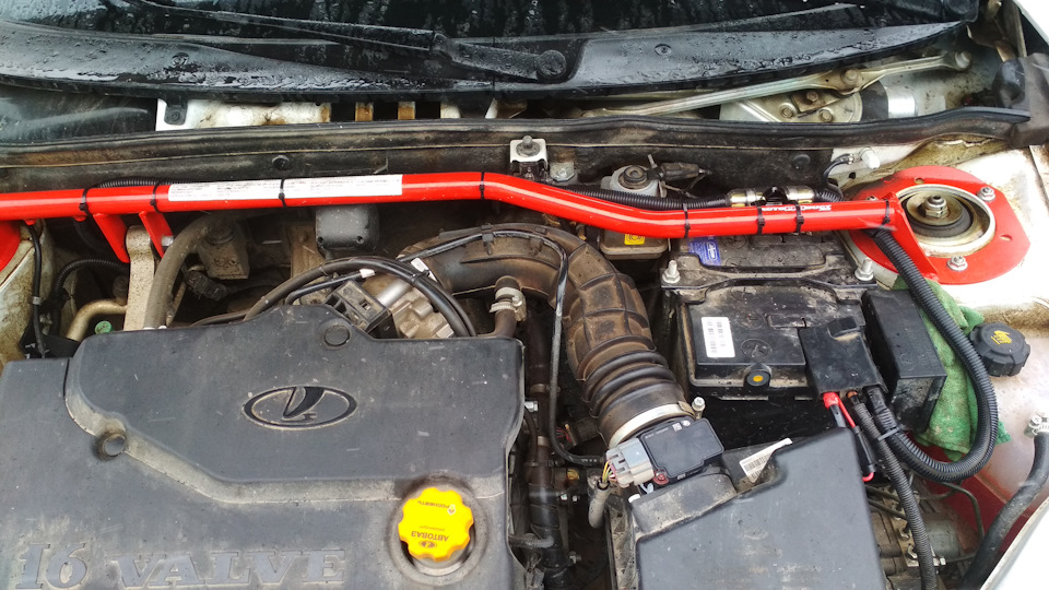 Установил музыку.Hertz HV165, Kicx Kap 47, Alpine CDA-117Ri — LADA Granta Sport, 1,6 л., 2018 ...