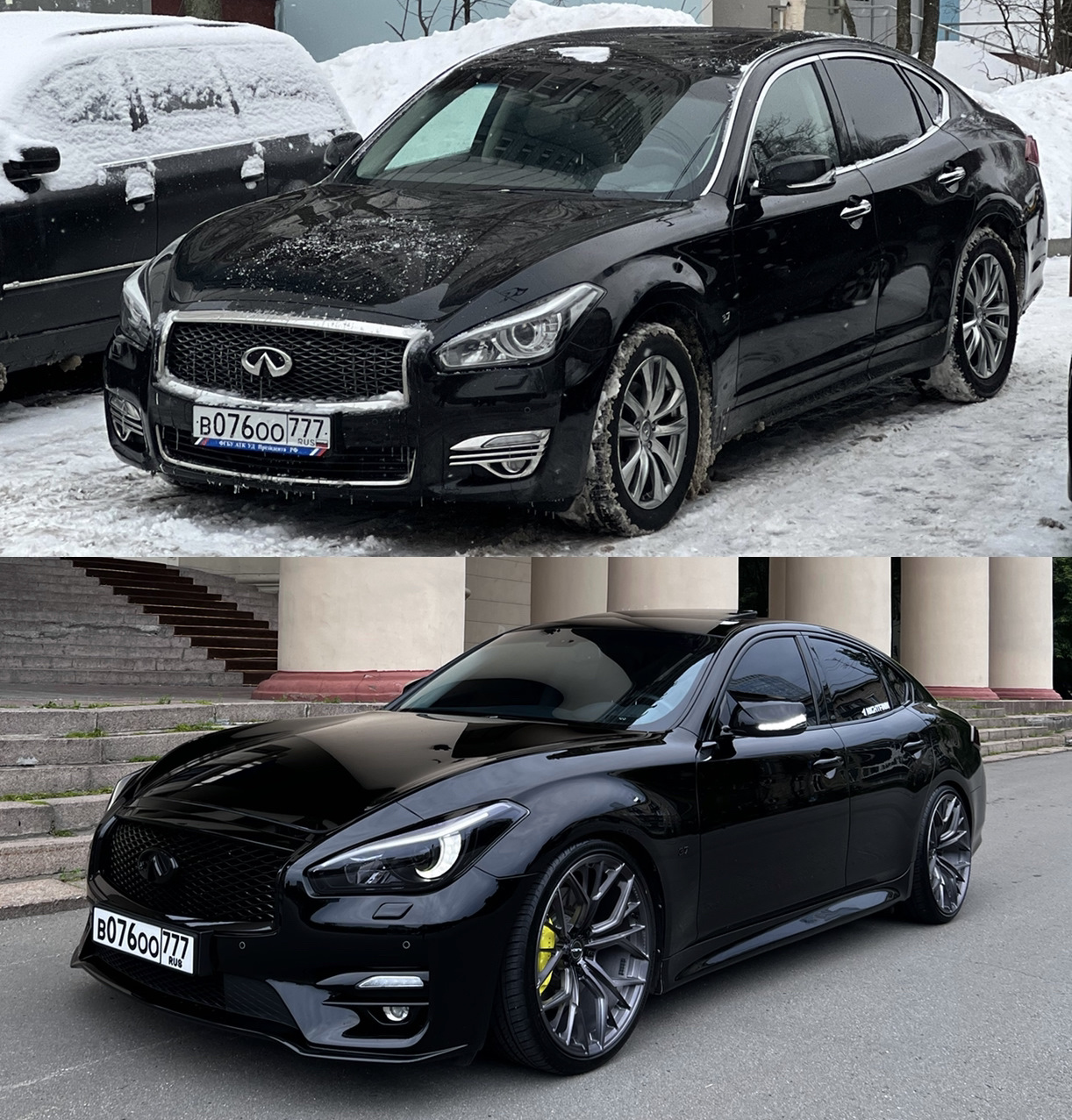 Было/стало, сезон 2023 — Infiniti Q70, 3,7 л, 2015 года | стайлинг | DRIVE2