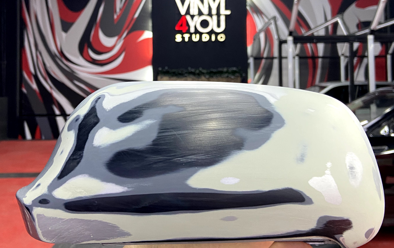 Audi A8 оклейка боковых зеркал — Vinyl4you Studio на DRIVE2