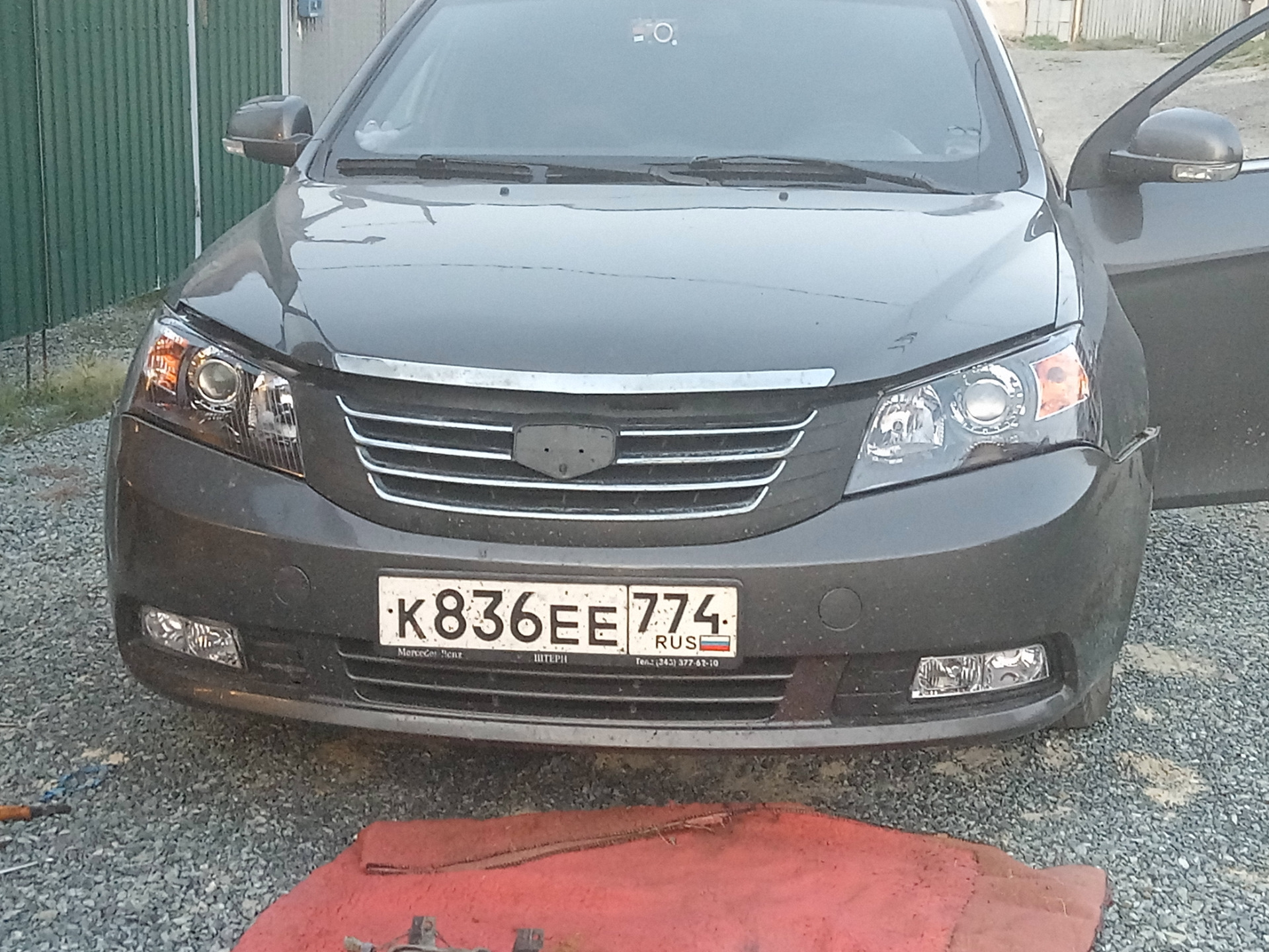 Замена передней оптики — Geely Emgrand EC7 FE-1, 1,8 л, 2013 года ...
