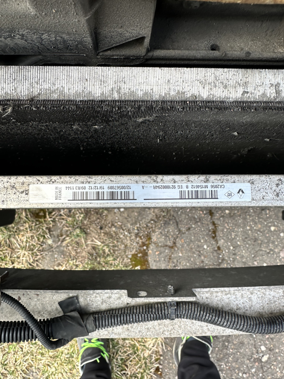 921000294R Радиатор кондиционера RENAULT | Запчасти на DRIVE2