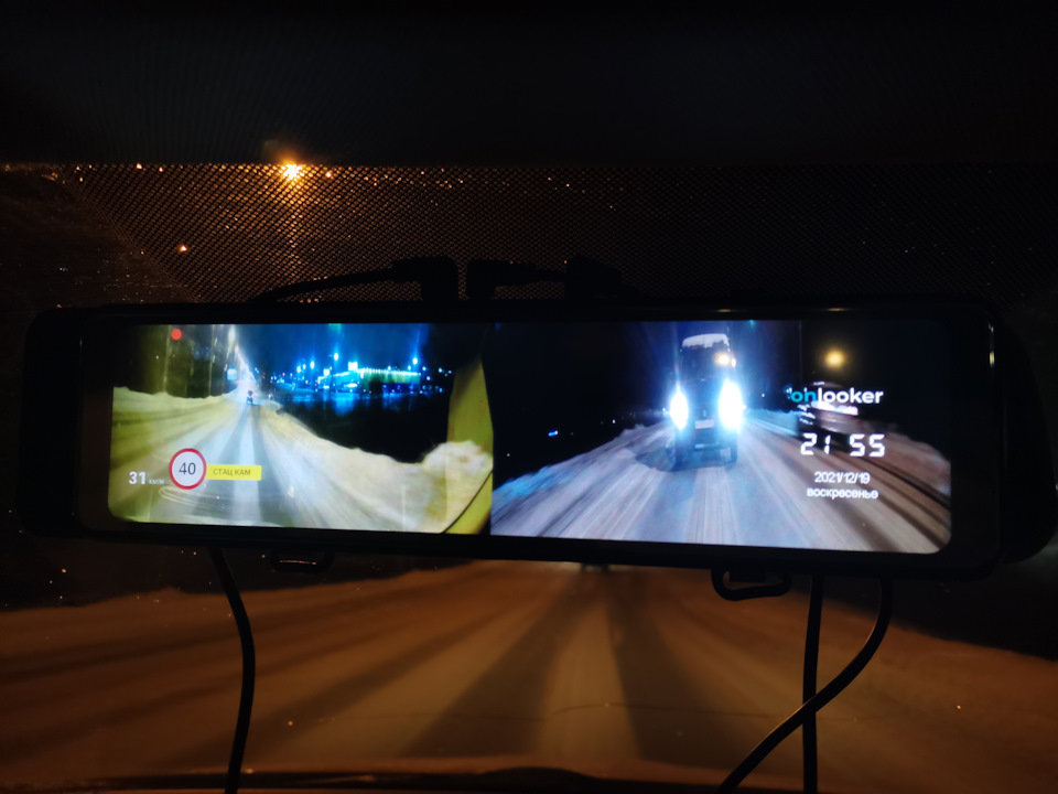 Отзыв на Onlooker S6 — зеркало-видеорегистратор — DRIVE2