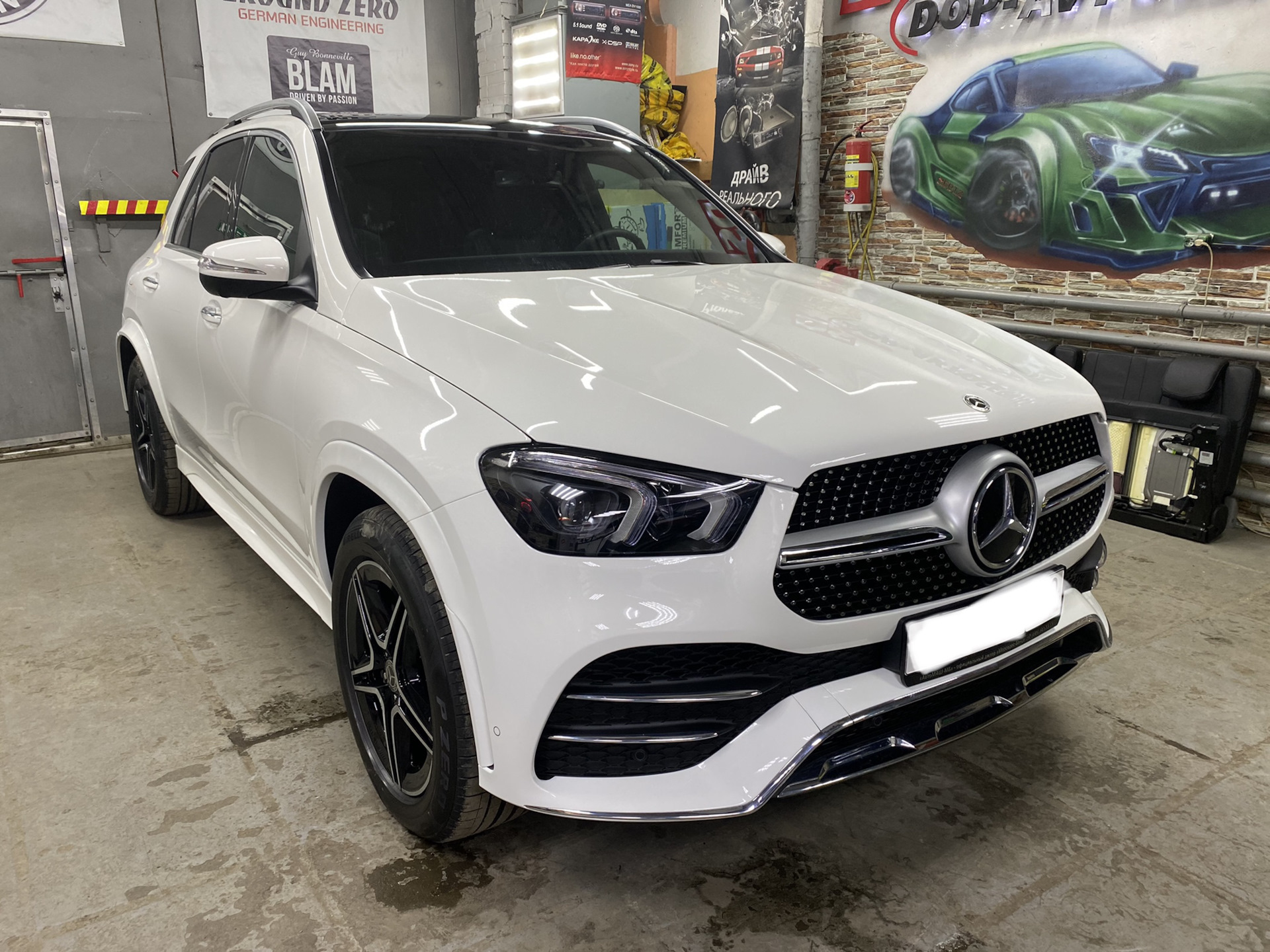 Броня, Тонировка и по мелочи — Mercedes-Benz GLE-Class (W167), 2 л ...