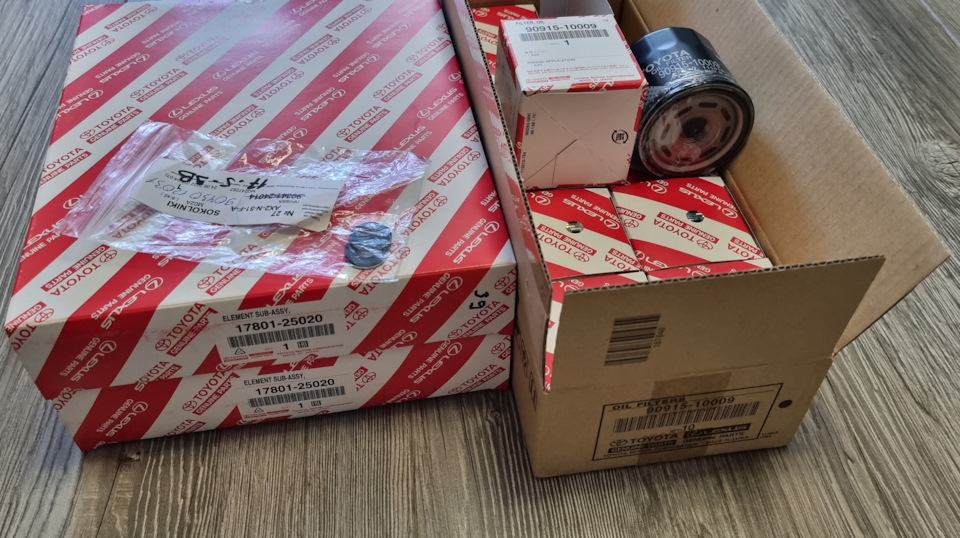 Купил оригинальные масляные и воздушные фильтра+салонники аналоги ...