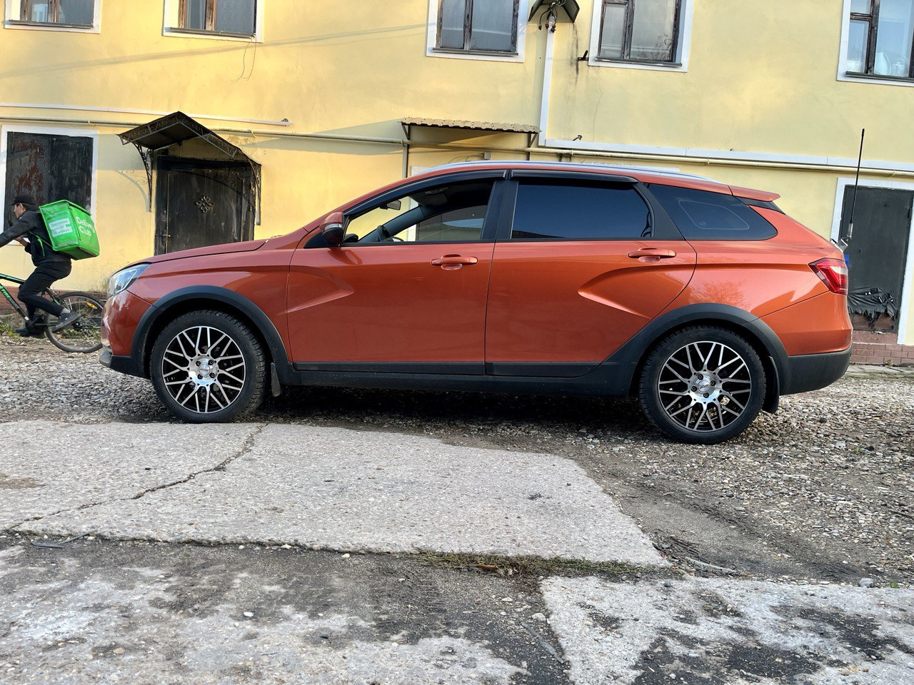 24) Новые диски. — Lada Vesta SW Cross (1G), 1,8 л, 2019 года | колёсные диски | DRIVE2