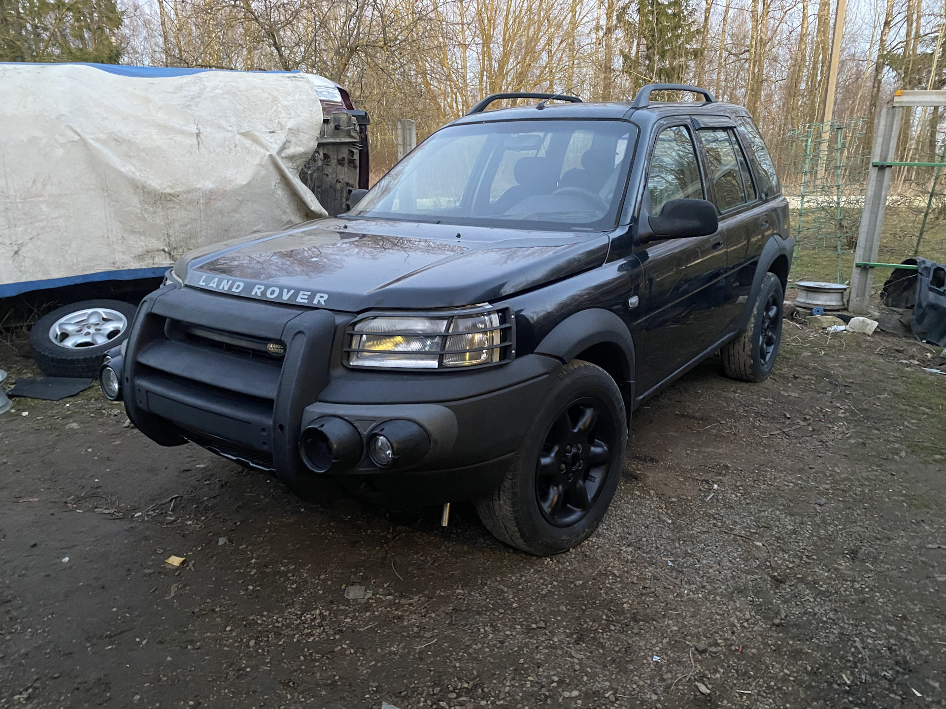 Морда — Land Rover Freelander (L314), 2 л, 2002 года | своими руками ...