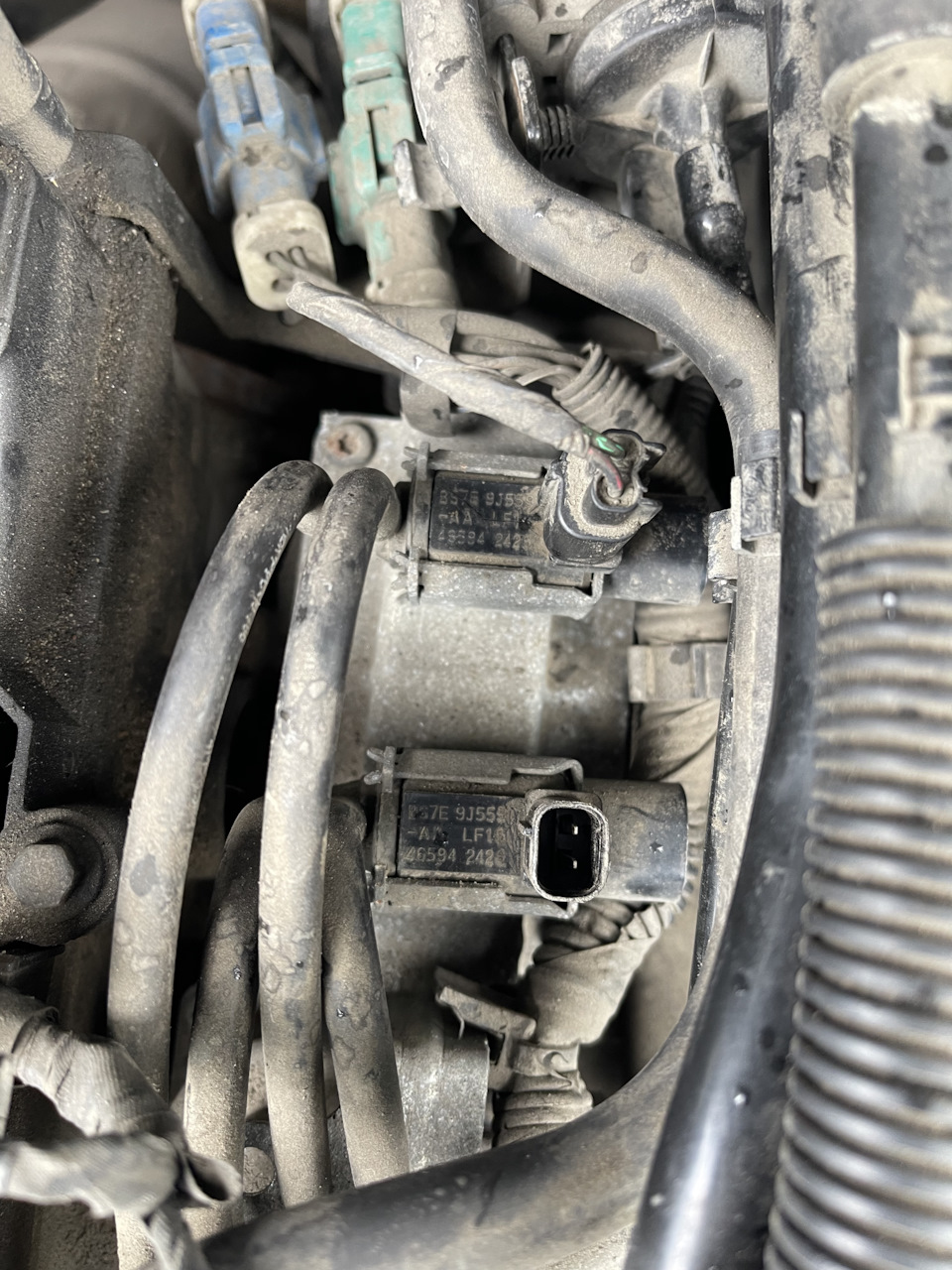 Замена датчика IMRC, ошибка P2008 — Ford Focus Sedan II, 1,8 л, 2007 ...